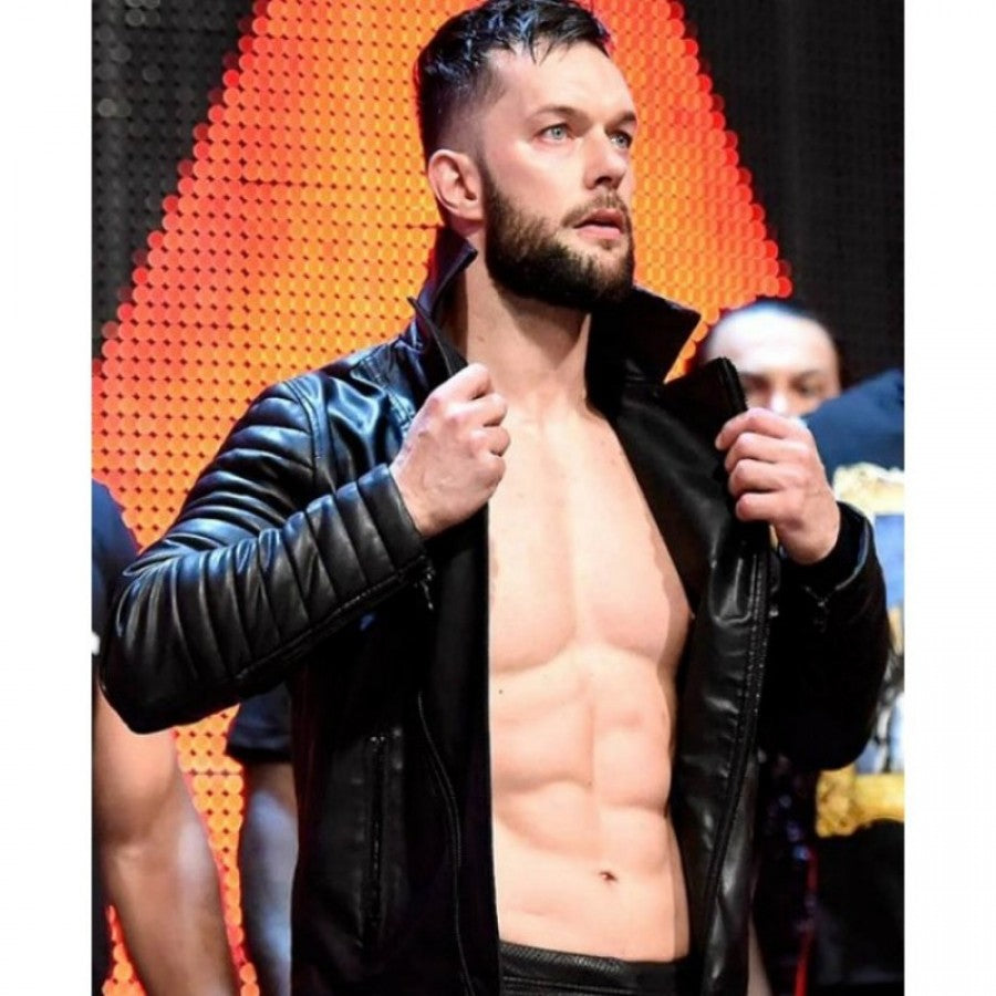 WWE WrestleMania 33 Finn Balor Leather Jacket | Out Class jackets – Out Class Jackets