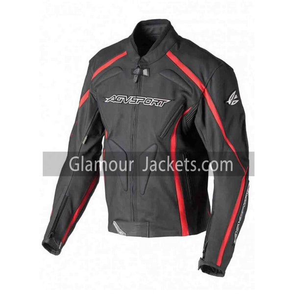 AGV Sport Dragon Motorcycle Leather Jacket | Ouot Class Jackets – Out ...