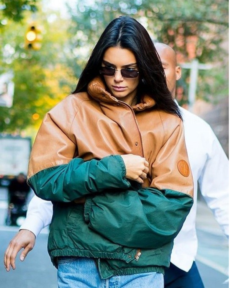Kendall Jenner Colorblock Jacket| Avail Upto 60% Off | Out Class Jackets.
